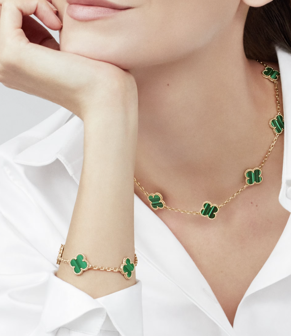 VAN CLEEF - NECKLACES - BRACELETS AND SETS. Please watch video and pic ...